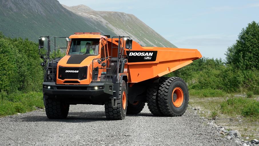 Doosan will launch the new ADT DA45-7 4x4 at Bauma 2022 - Isle of Wight ...
